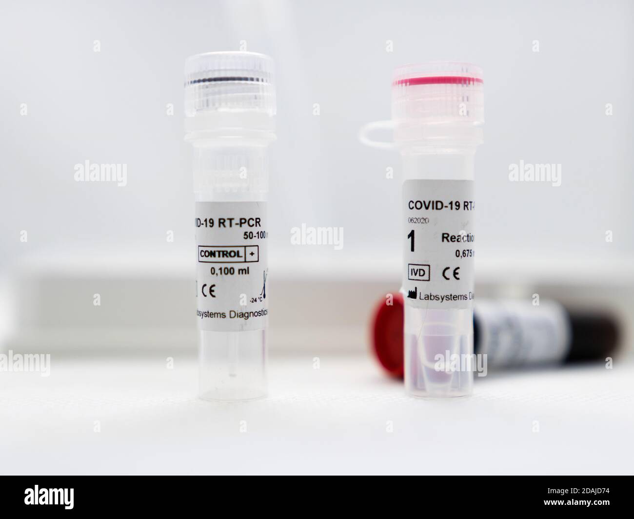 Covid pcr test laboratory hi-res stock photography and images - Alamy