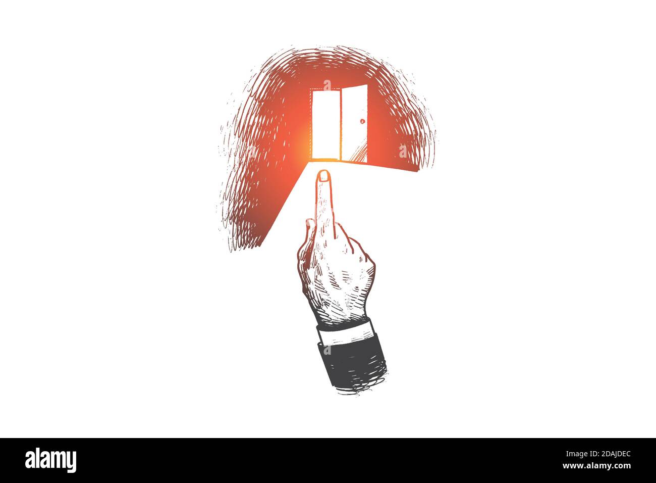 Dismissal concept. Hand drawn isolated vector Stock Vector Image & Art ...