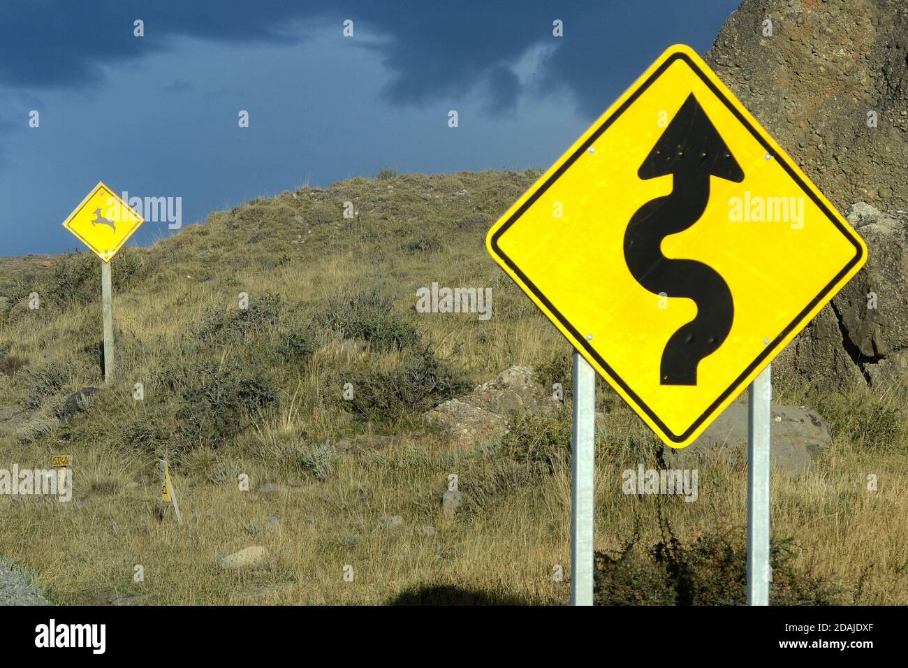 Winding roads and wild animals are dangers on the roads of southern ...
