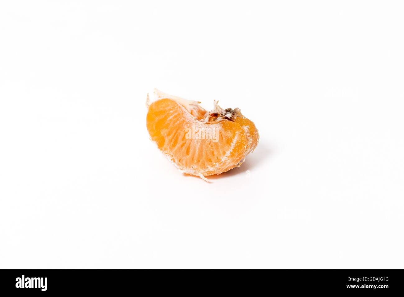 Bad moldy mandarin isolated on white background Stock Photo - Alamy