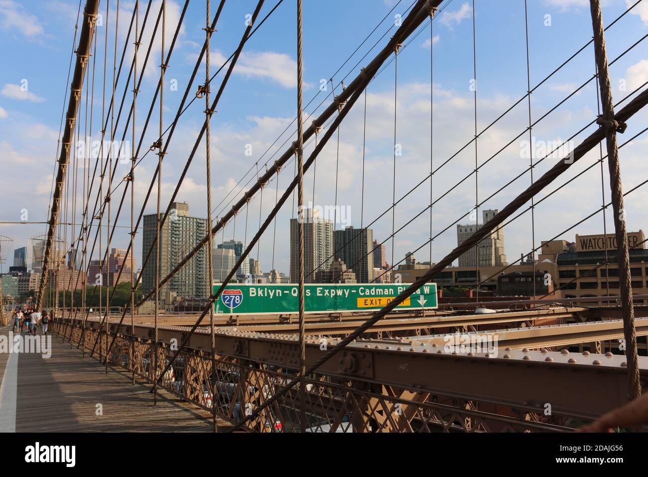 New York Manhattan Brooklyn Bridge City Building Stock Photo - Alamy
