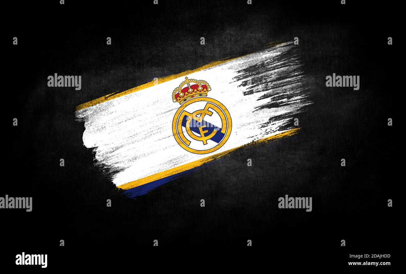 Real Madrid Logo Black Background