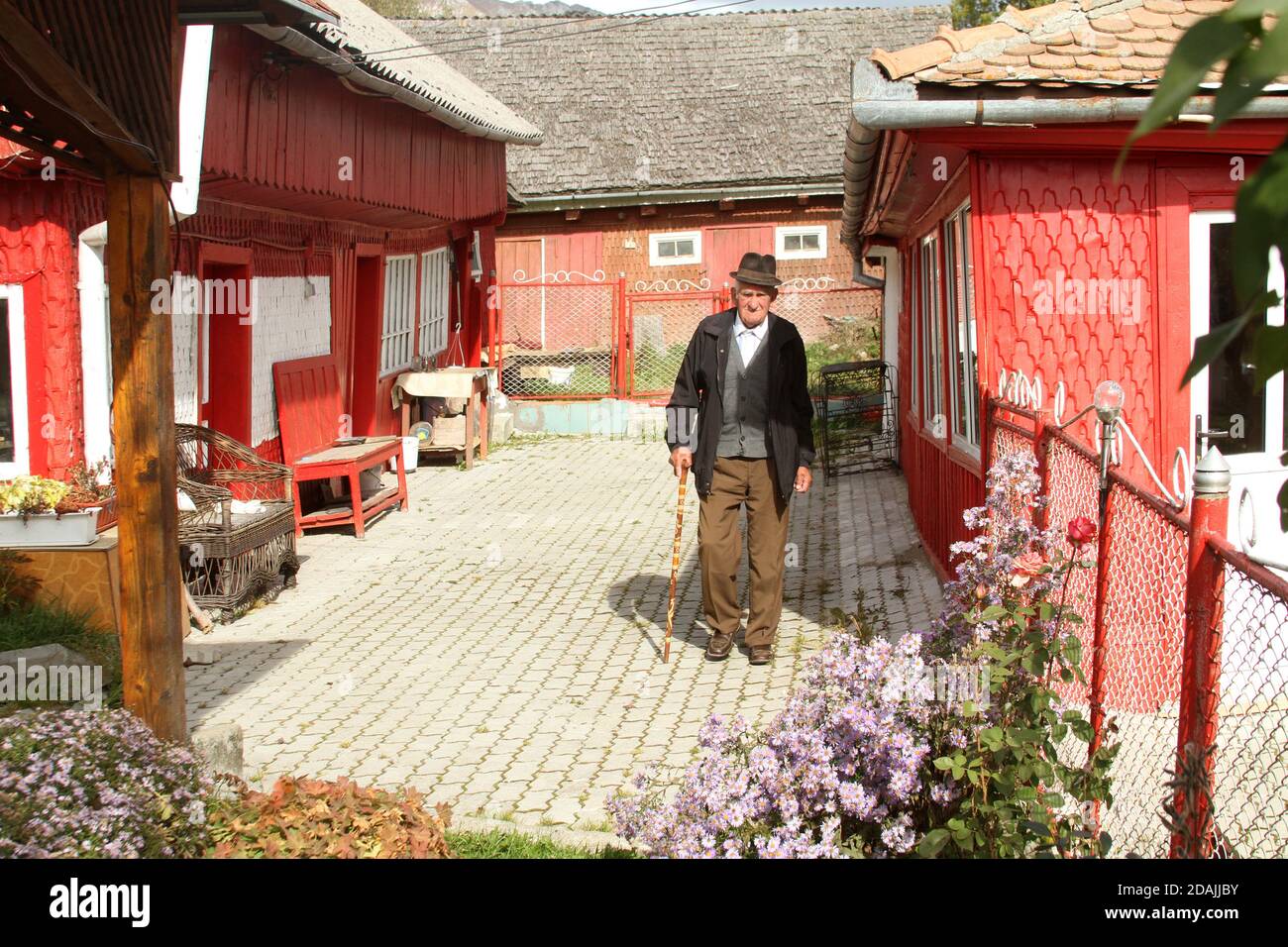 Man using cane hi-res stock photography and images - Alamy