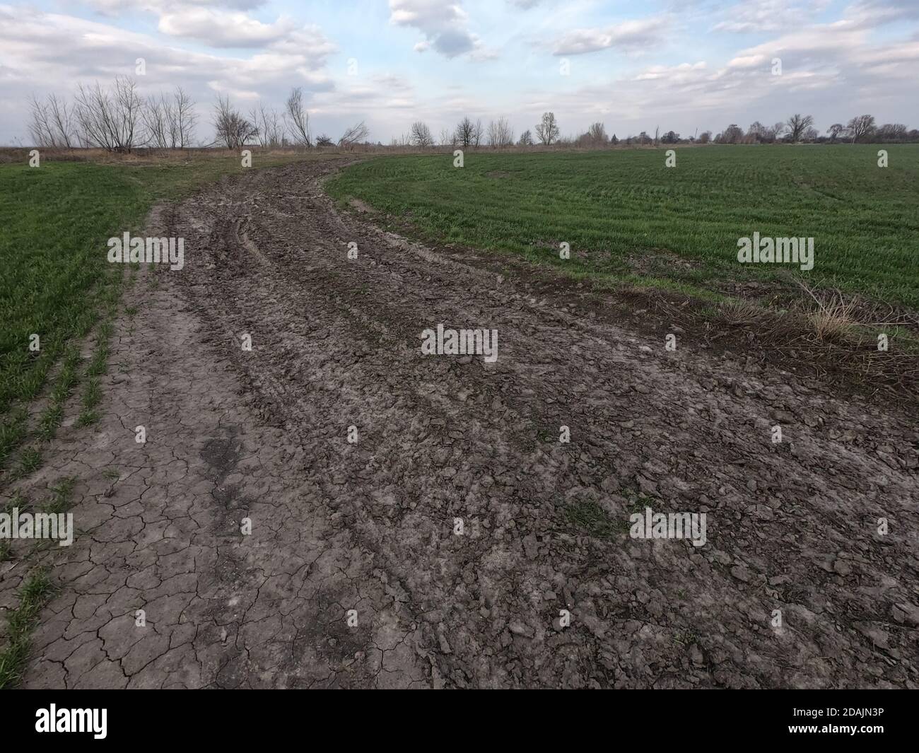 Dirt road in landscape in spring hi-res stock photography and images ...