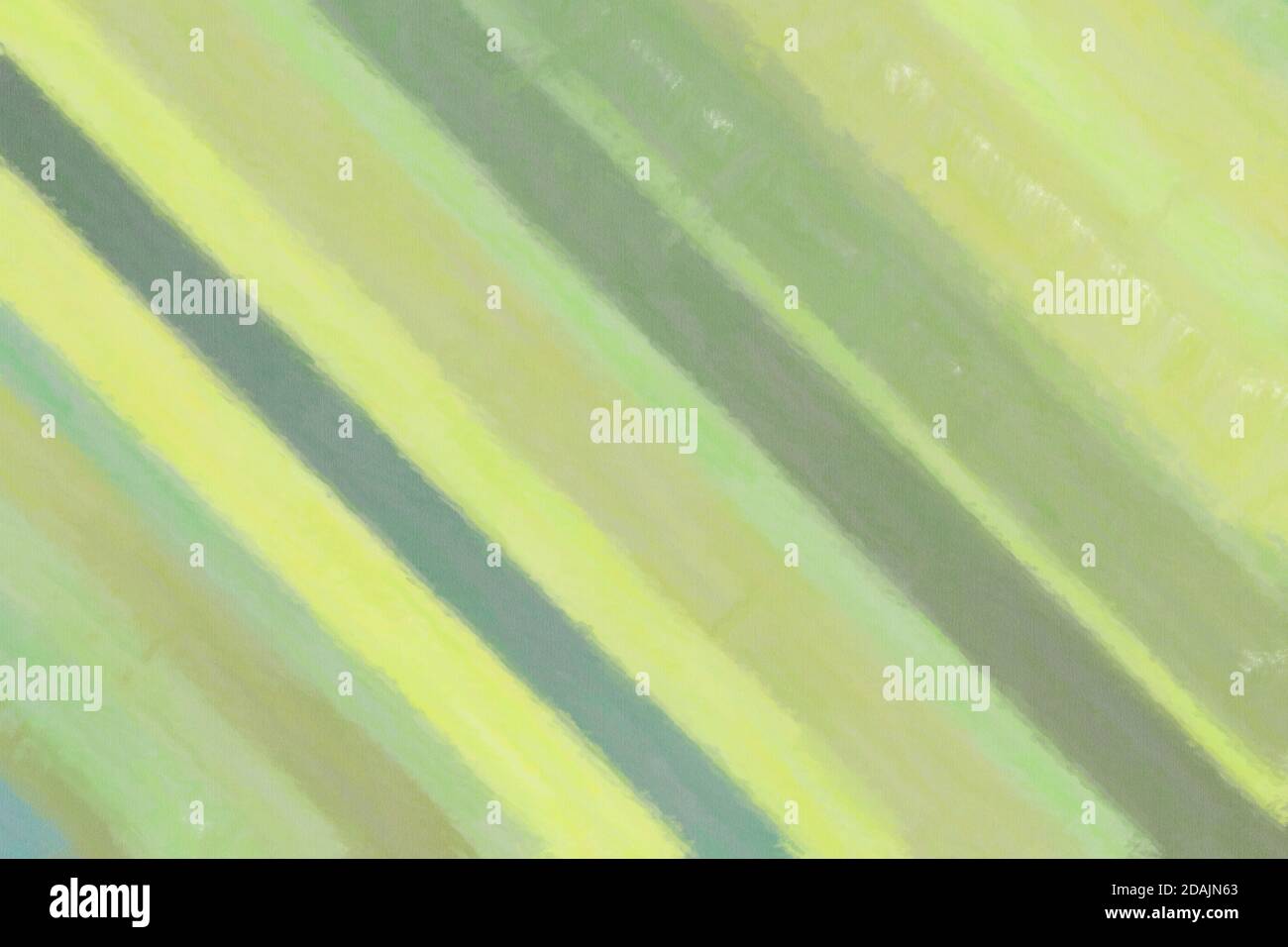 Yellow, green and light blue lines long brush strokes pastel background ...