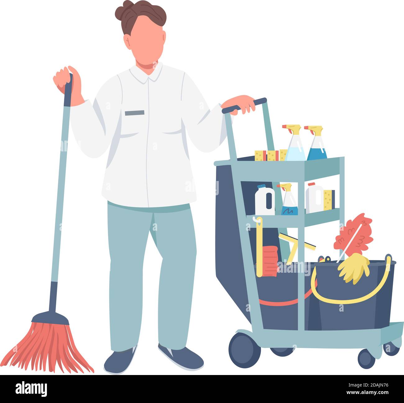 Cartoon maid office hi-res stock photography and images - Alamy