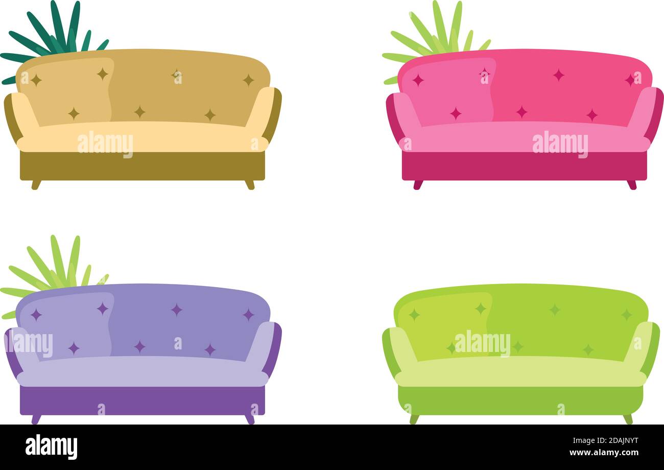 Set sofa Cut Out Stock Images & Pictures - Alamy