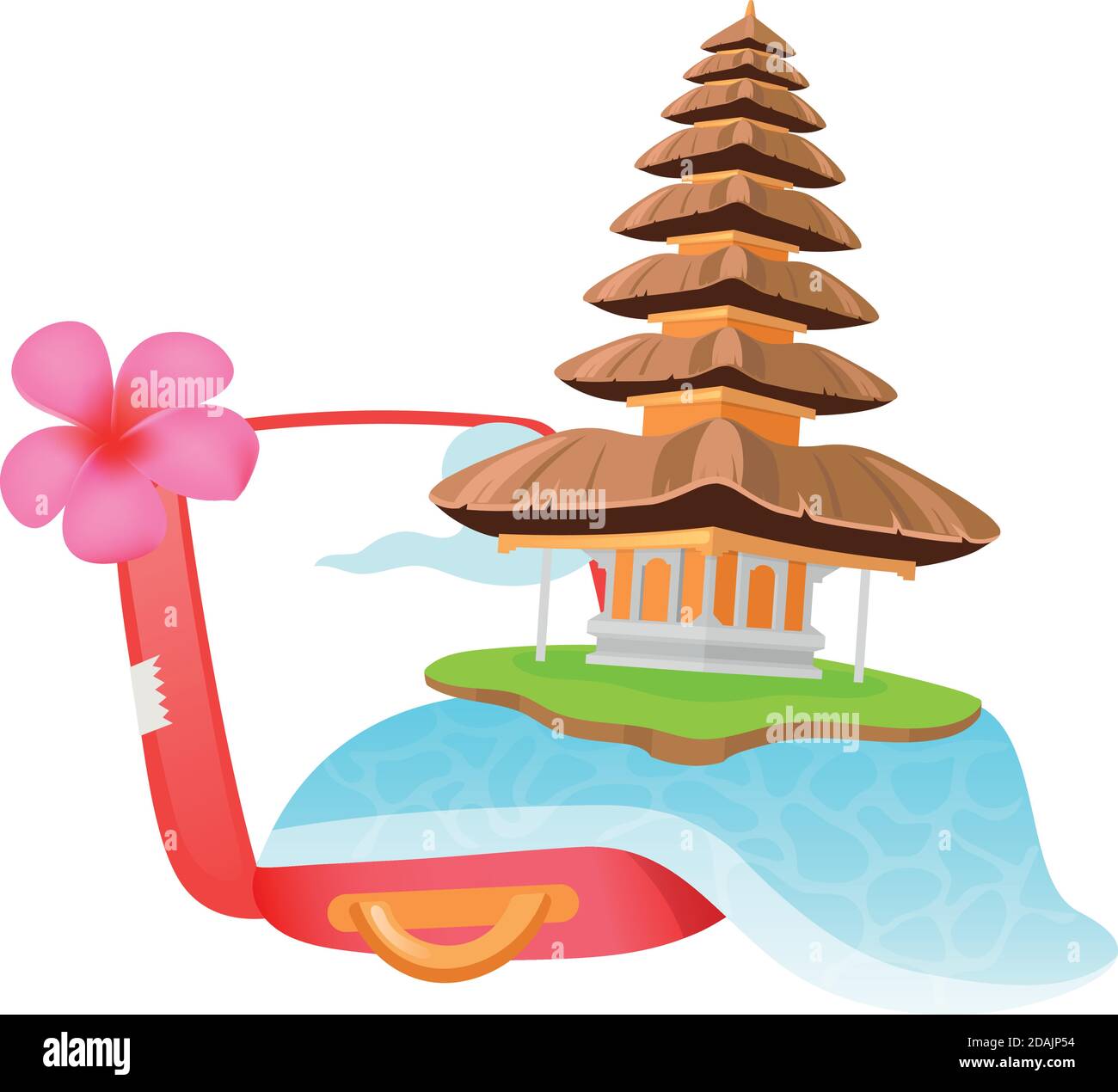 Indonesian resort Stock Vector Images - Alamy