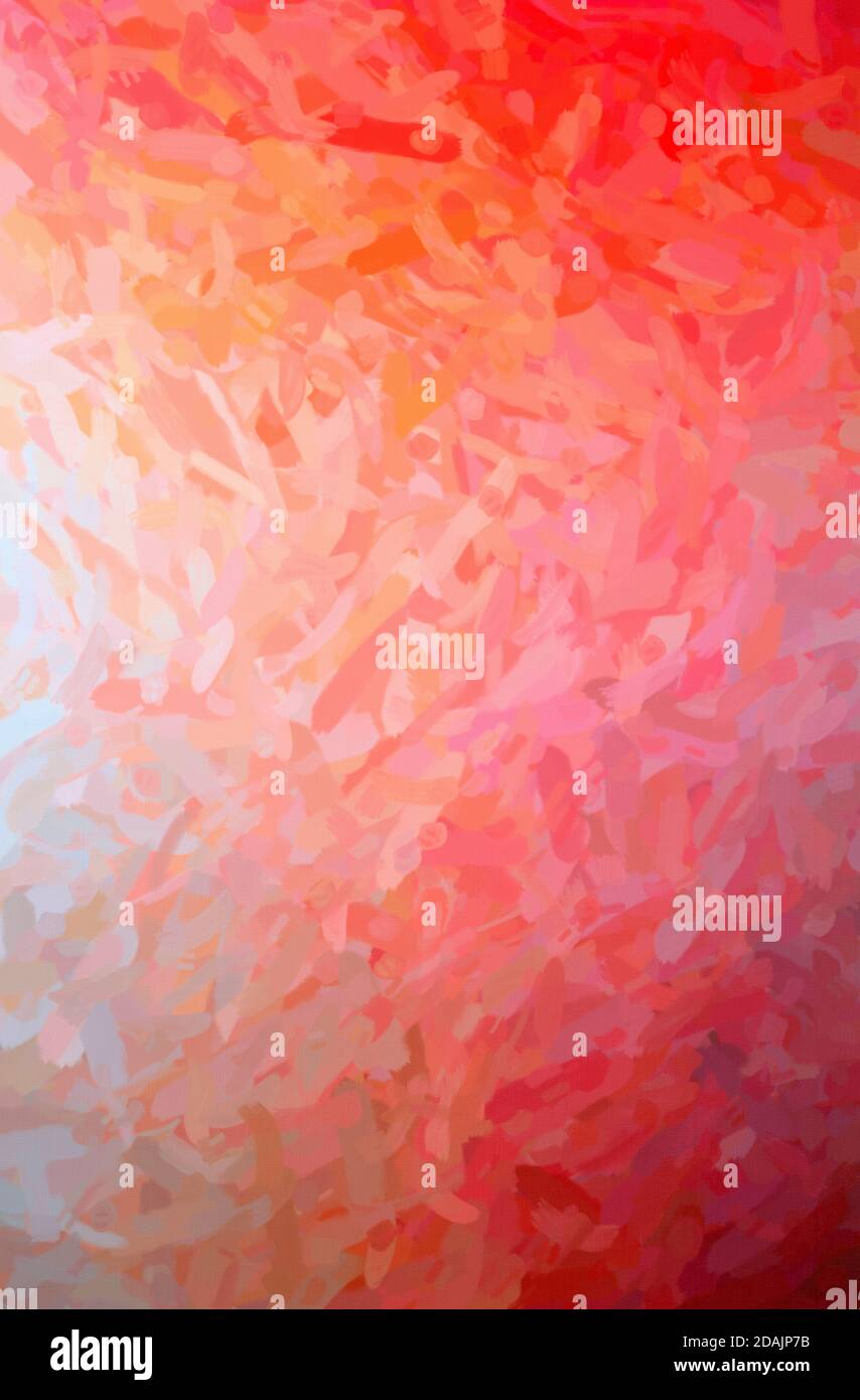 Abstract illustration of red Impressionist Impasto background Stock ...