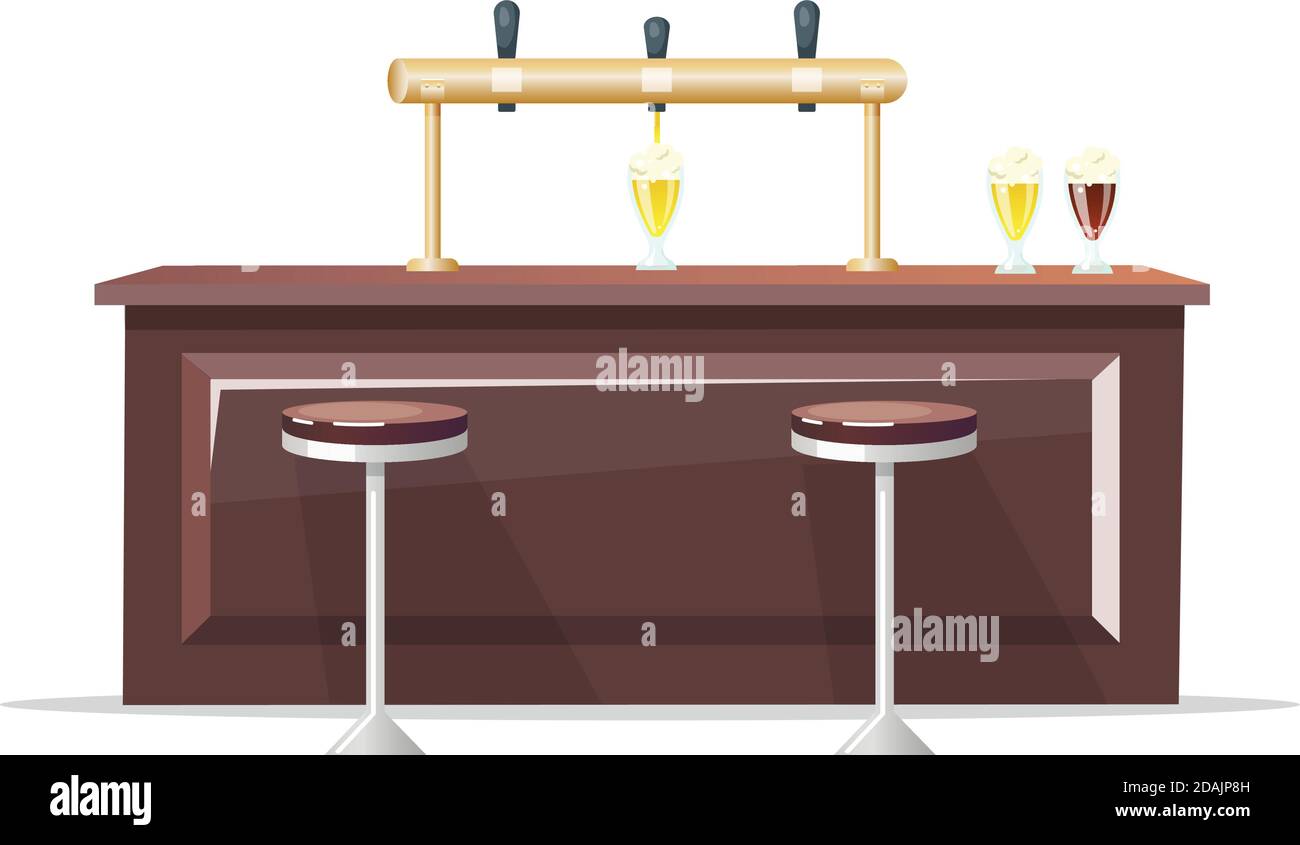 Bar interior counter Cut Out Stock Images & Pictures - Alamy