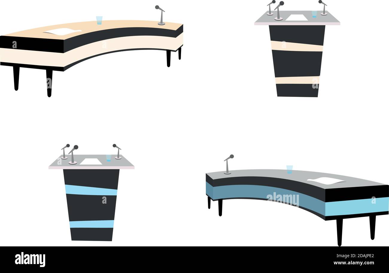 Conference table Stock Vector Images - Alamy