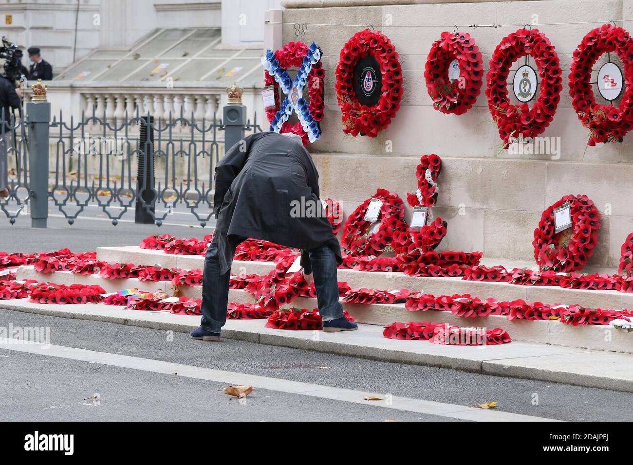 Remembrance Day Service at The Cenotaph in Central London, UK ...