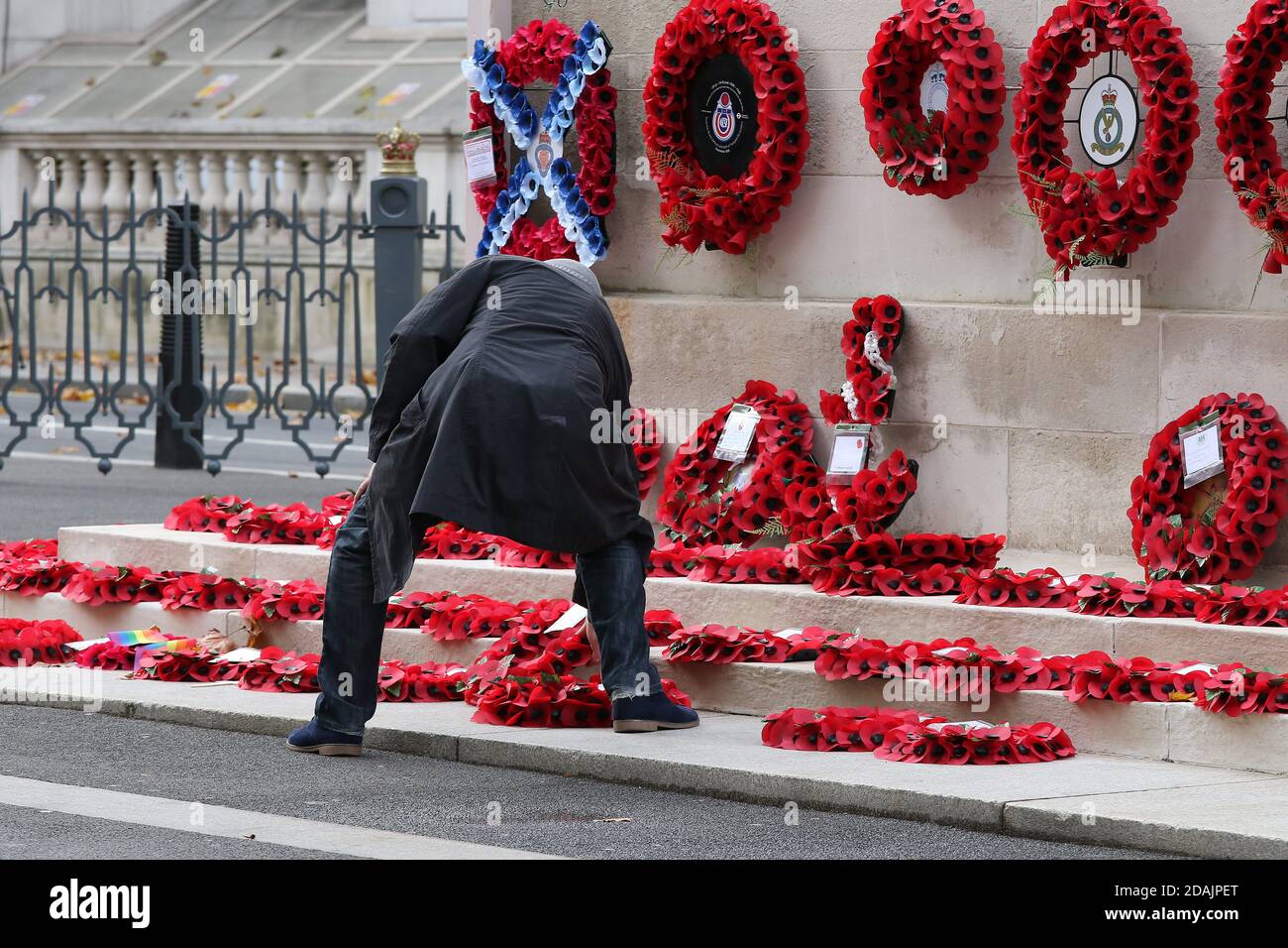 Remembrance Day Service at The Cenotaph in Central London, UK ...