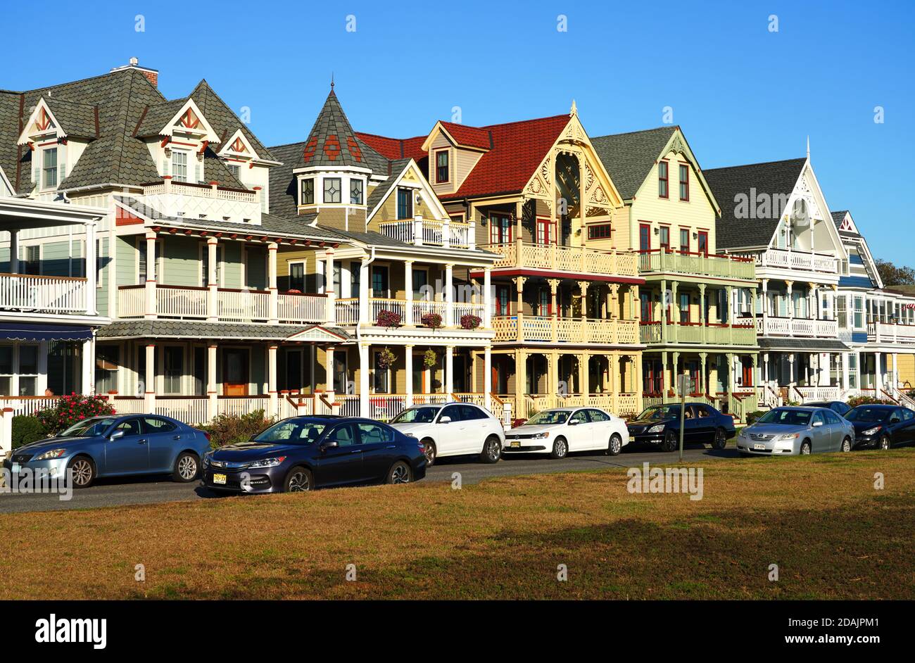 OCEAN GROVE, NJ -7 NOV 2020- View of Ocean Grove, a town on the New ...