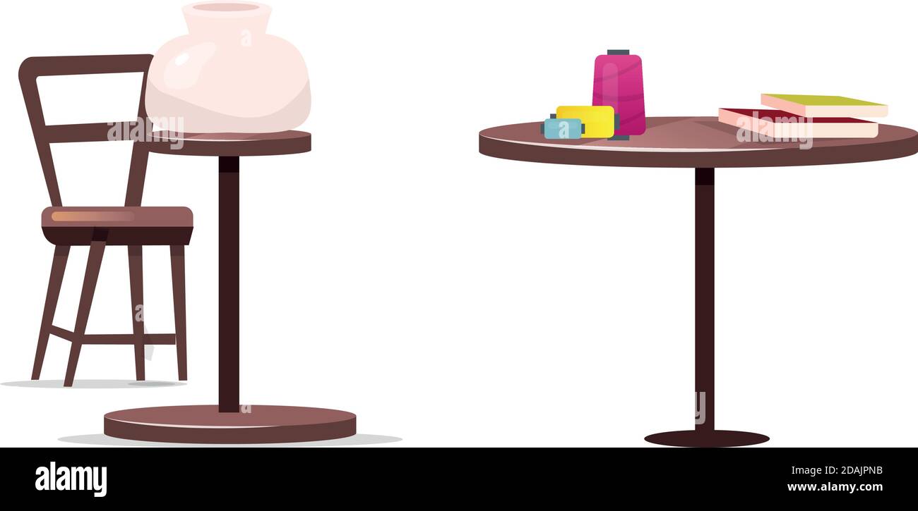 Tables for craft vector objects set Stock Vector Image & Art - Alamy