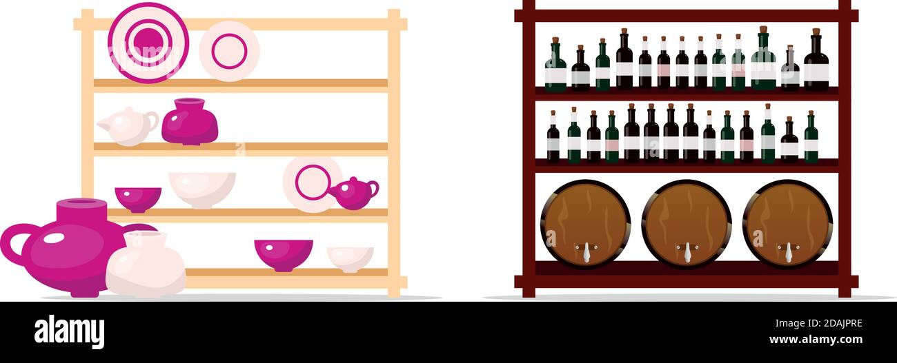 Handmade cabinet Stock Vector Images - Alamy