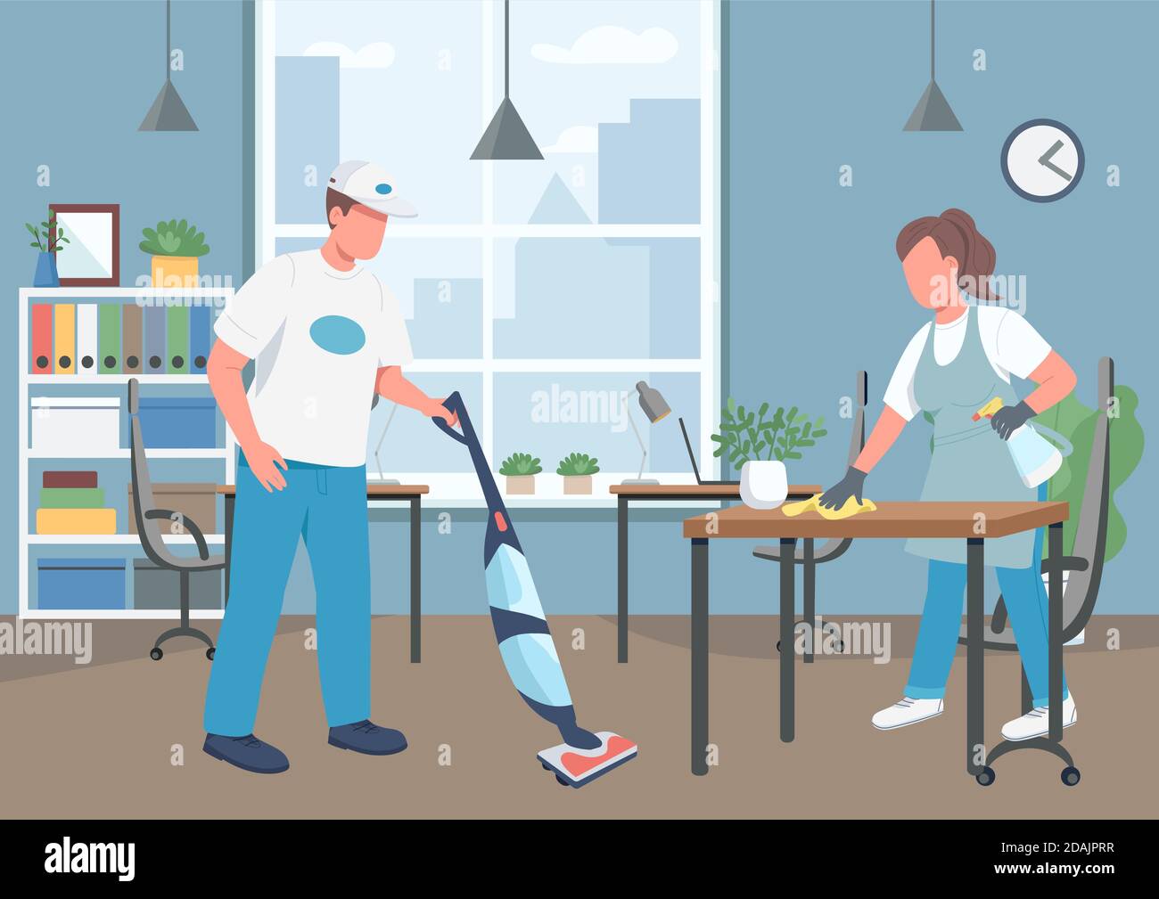 Workplace Housekeeping Clipart