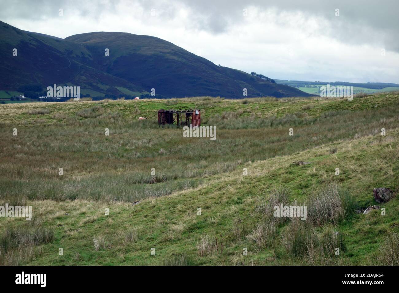Railway Carriage by the Old Coach Road to Matterdale with the ...