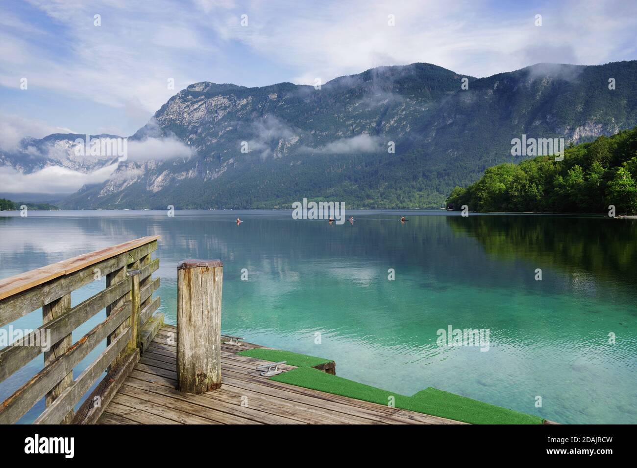 Lake Bohinj in Triglav national park, Slovenia Stock Photo - Alamy
