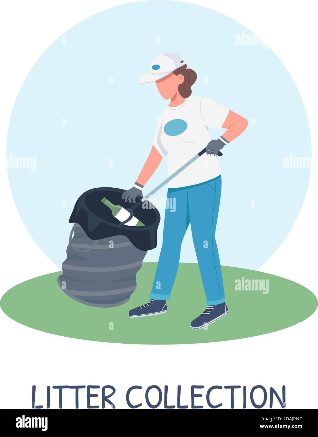 Environmental cleanup social media post mockup Stock Vector Image & Art ...