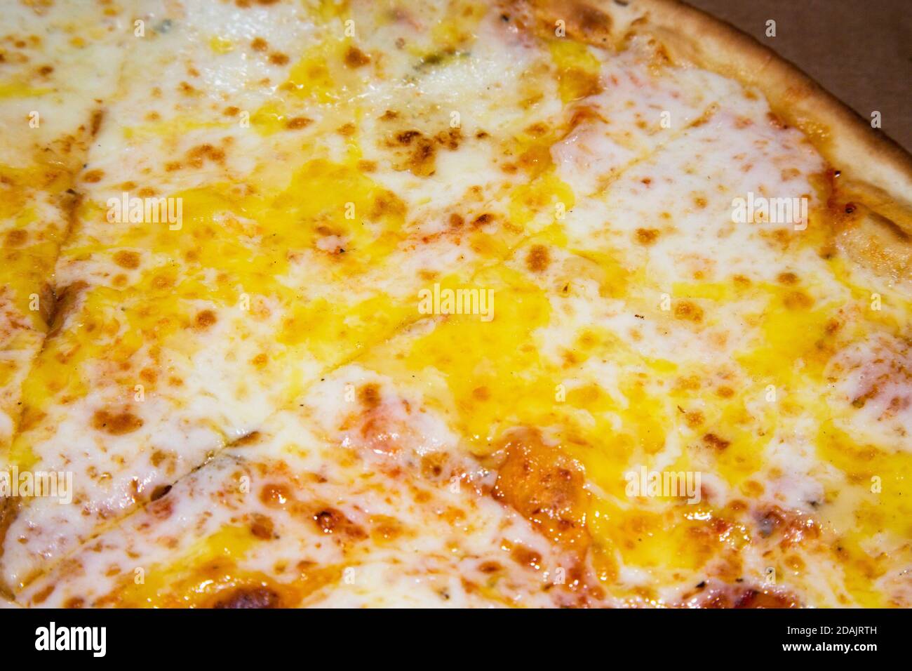 Italian four cheese pizza hi-res stock photography and images - Alamy