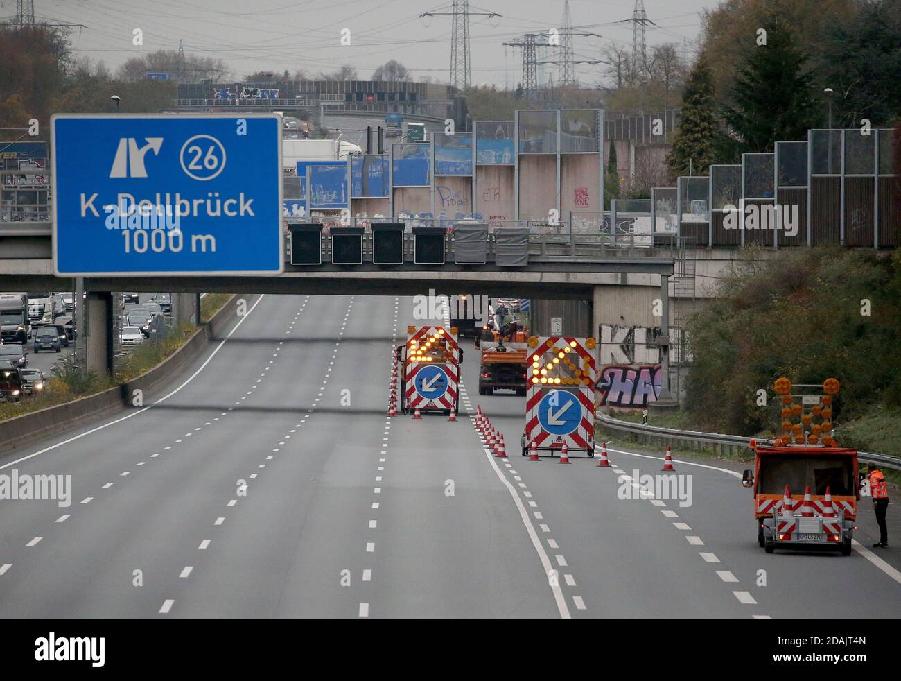 Car parked on autobahn hi-res stock photography and images - Alamy