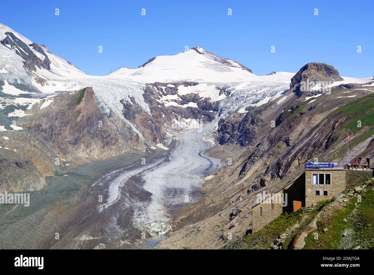 Summer alpine landscape in National Park Hohe Tauern, Austria. Panorama ...