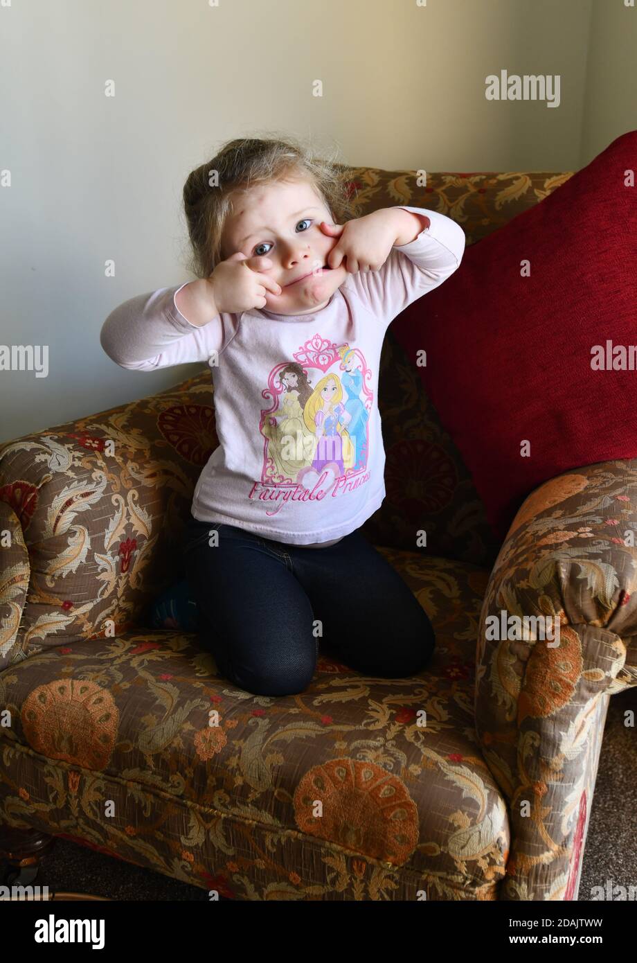 Girl pulling a cheeky face hi-res stock photography and images - Alamy