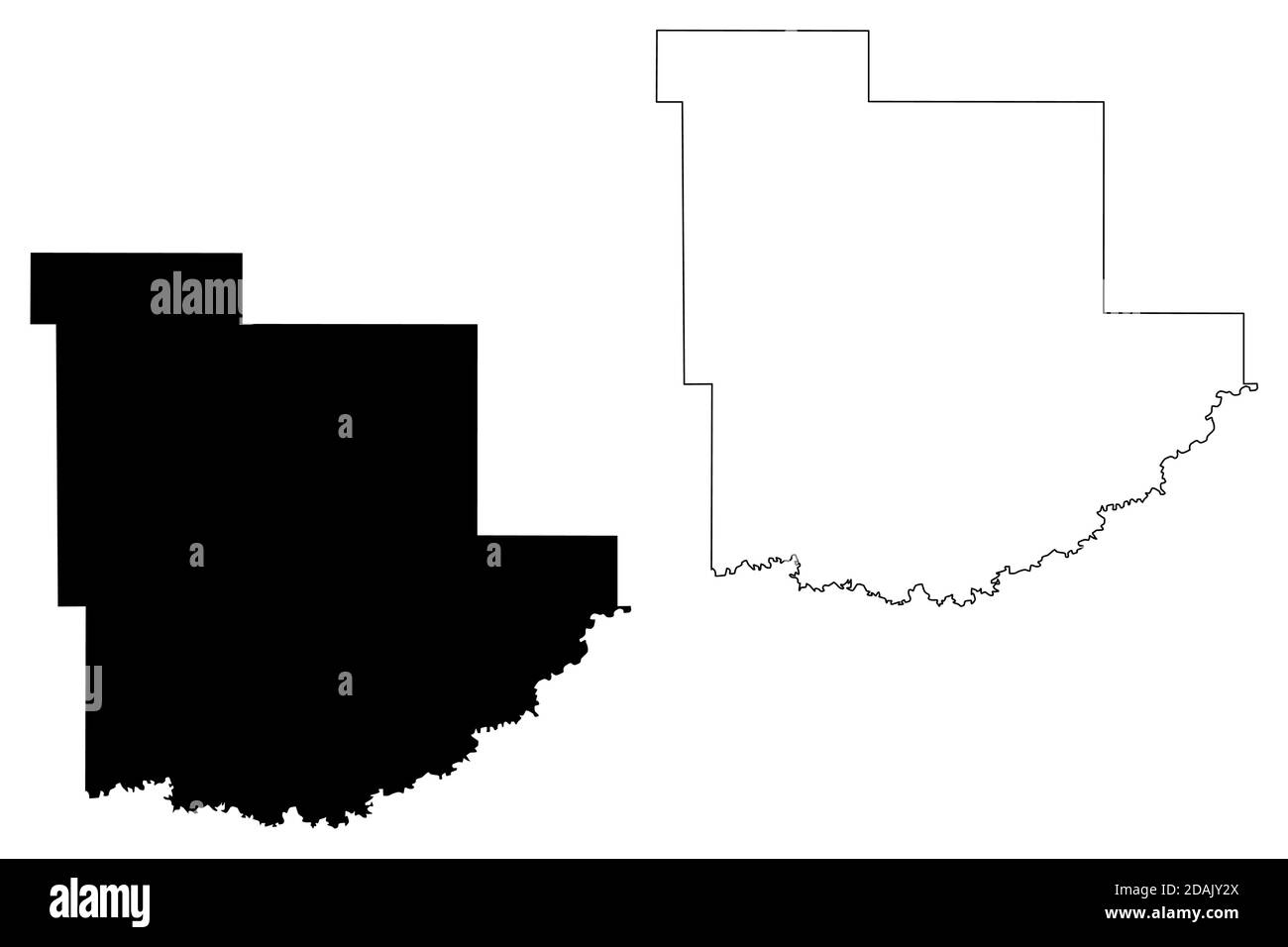 Map of carson north dakota hi-res stock photography and images - Alamy