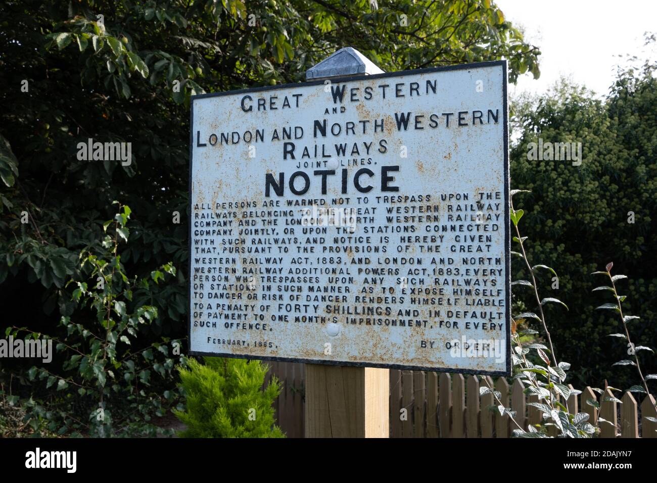 Old sign at Hadlow Road Train Station Museum in Willaston Cheshire ...