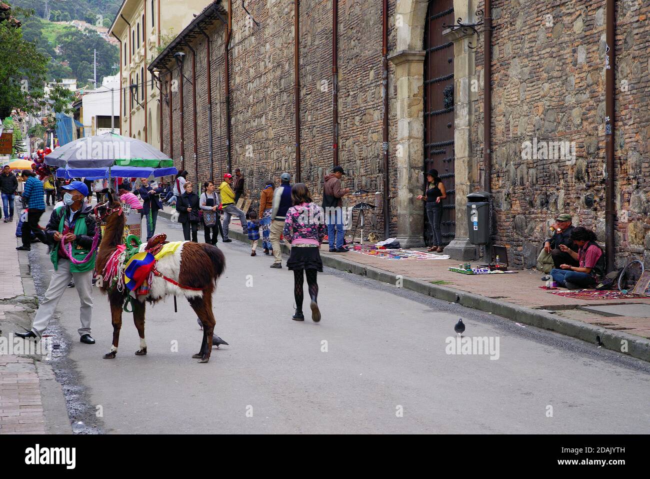 Street scene in Bogota, Colombia, South America Stock Photo - Alamy