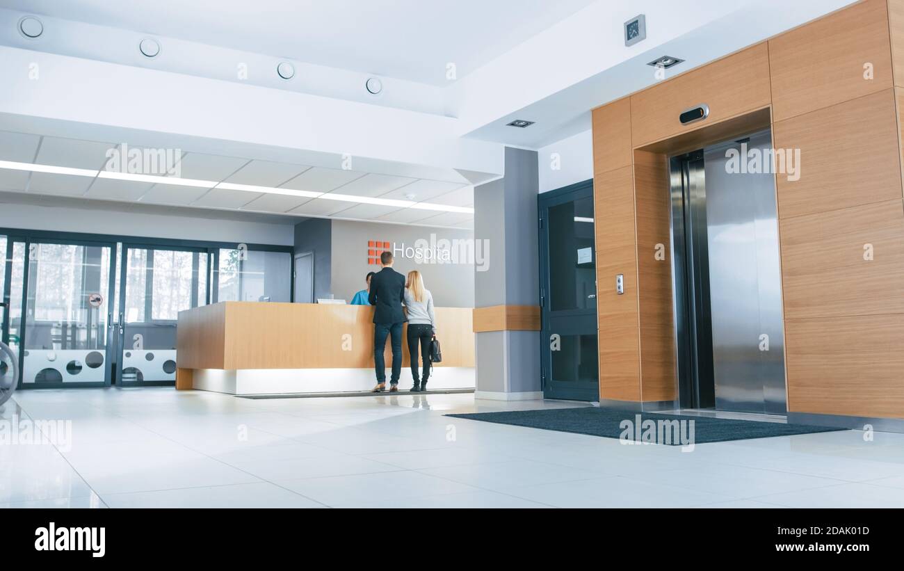 Modern Hospital Lobby