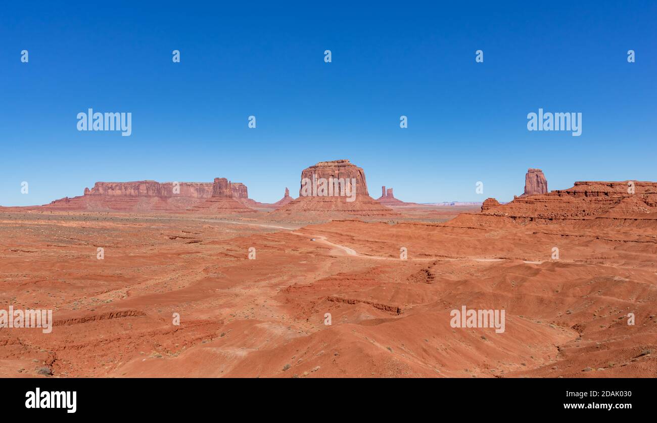 View from the John Ford Point in Monument Valley Stock Photo - Alamy