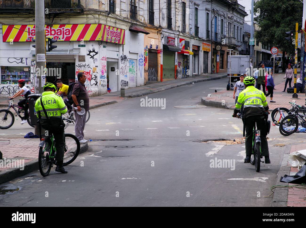 Street scene in Bogota, Colombia, South America Stock Photo - Alamy