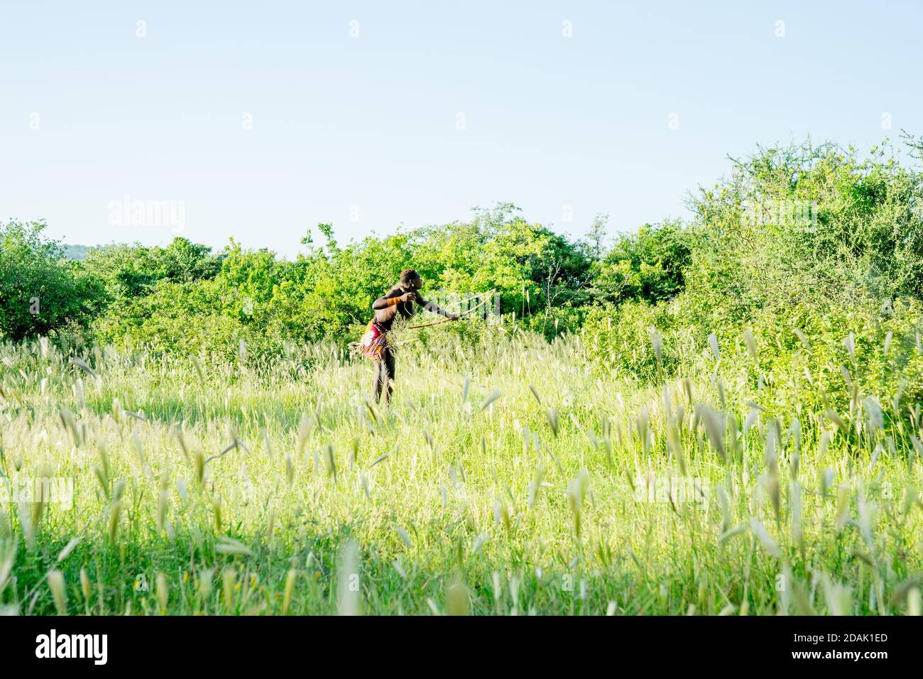 Hadzabe tribesman Hunting Stock Photo - Alamy