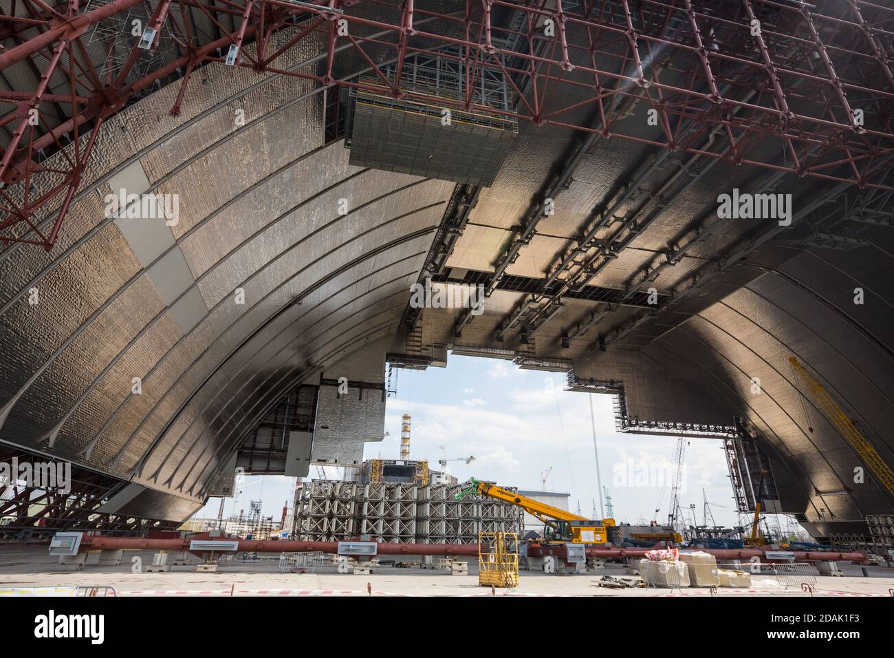 CHERNOBYL, UKRAINE - Apr. 26, 2015: Chernobyl nuclear power plant ...