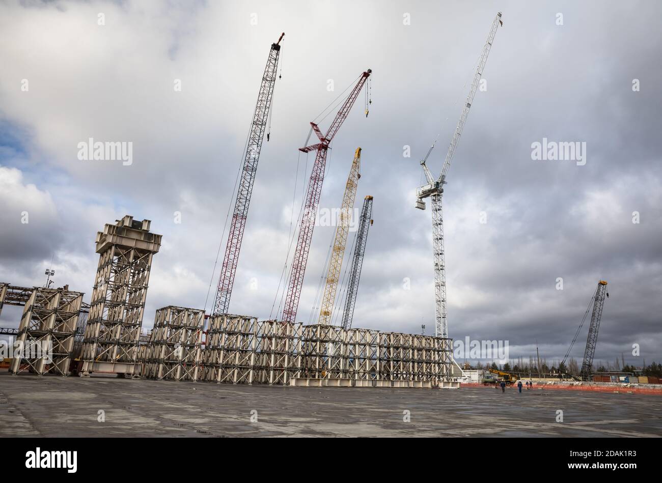 CHERNOBYL, UKRAINE - Nov 28, 2016: Chernobyl nuclear power plant ...
