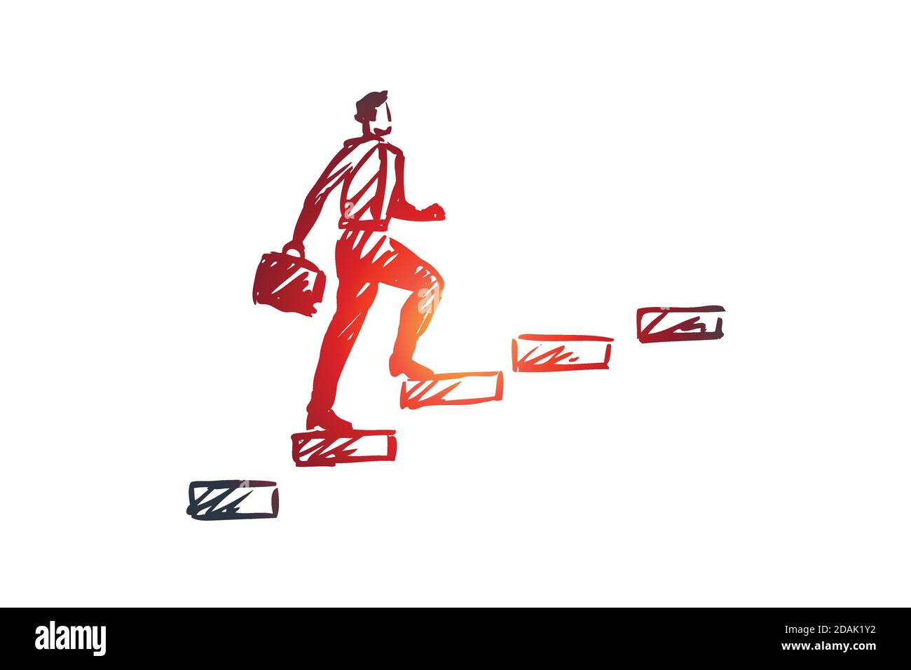 Support, business, customer, work, communication concept. Hand drawn ...