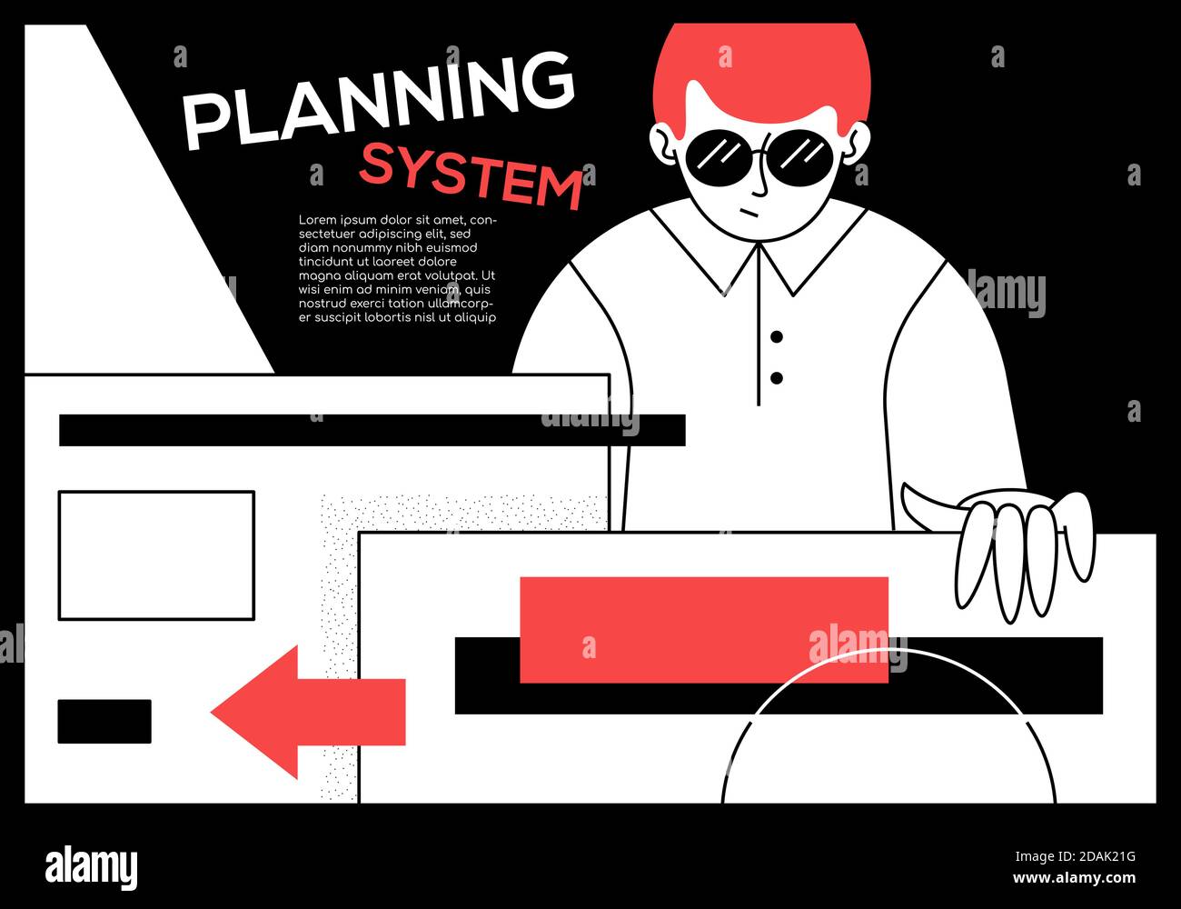 Planning successful concept banner hi-res stock photography and images ...