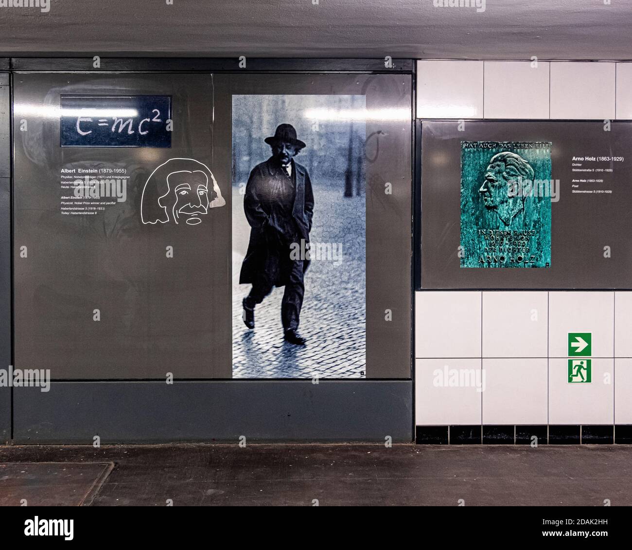 Bayerischer Platz U-Bahn railway station interior in Berlin Schöneberg ...