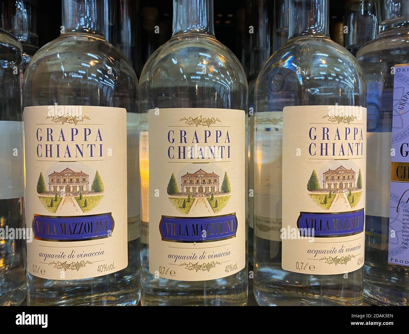 Viersen, Germany - May 2. 2020: View on italian Villa Mazzolini chianti ...