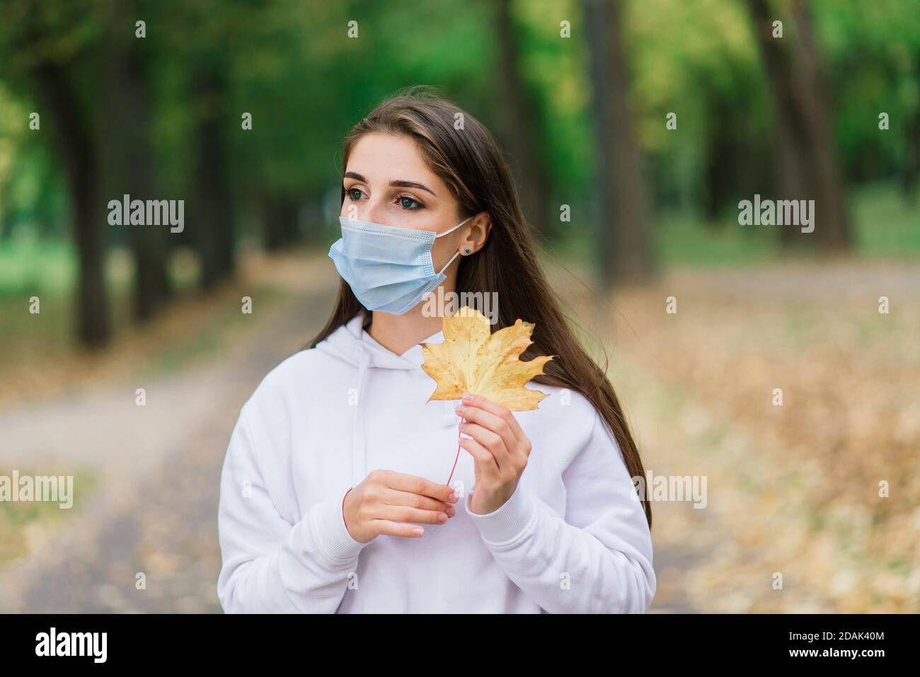 Rain falling on woman face hi-res stock photography and images - Alamy