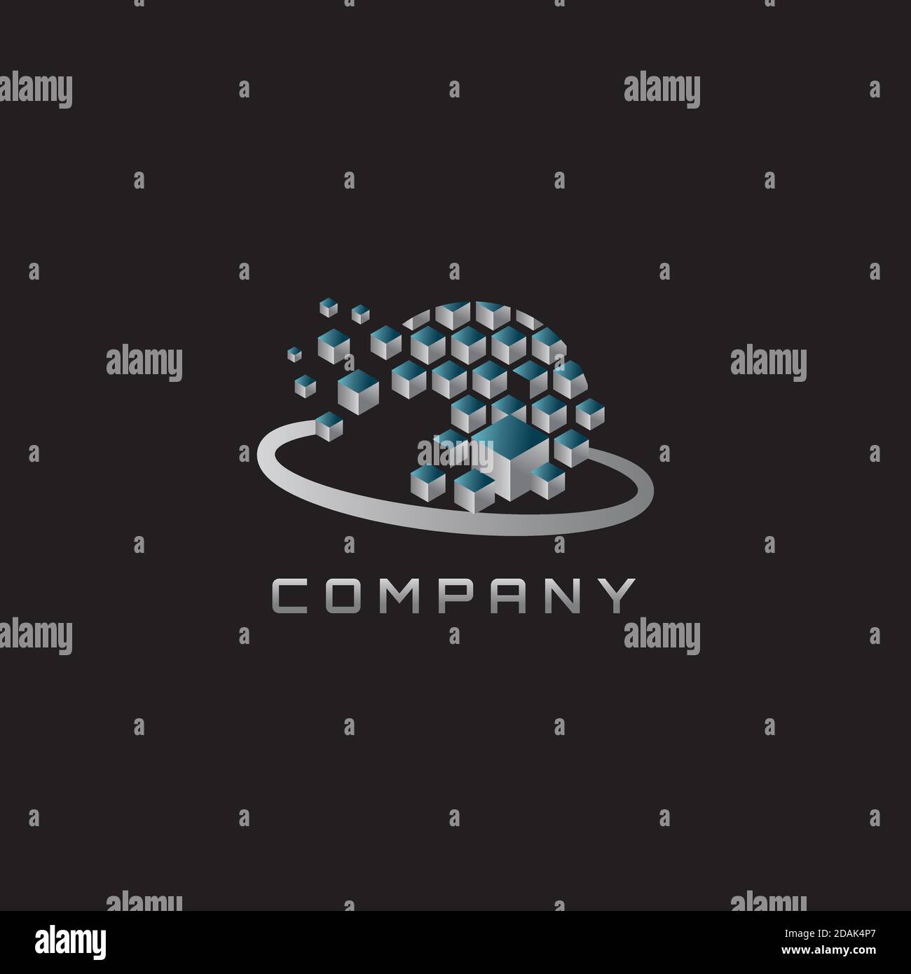 Space logo. Space emblem. Planets vector logo. Orbital emblem.Space ...