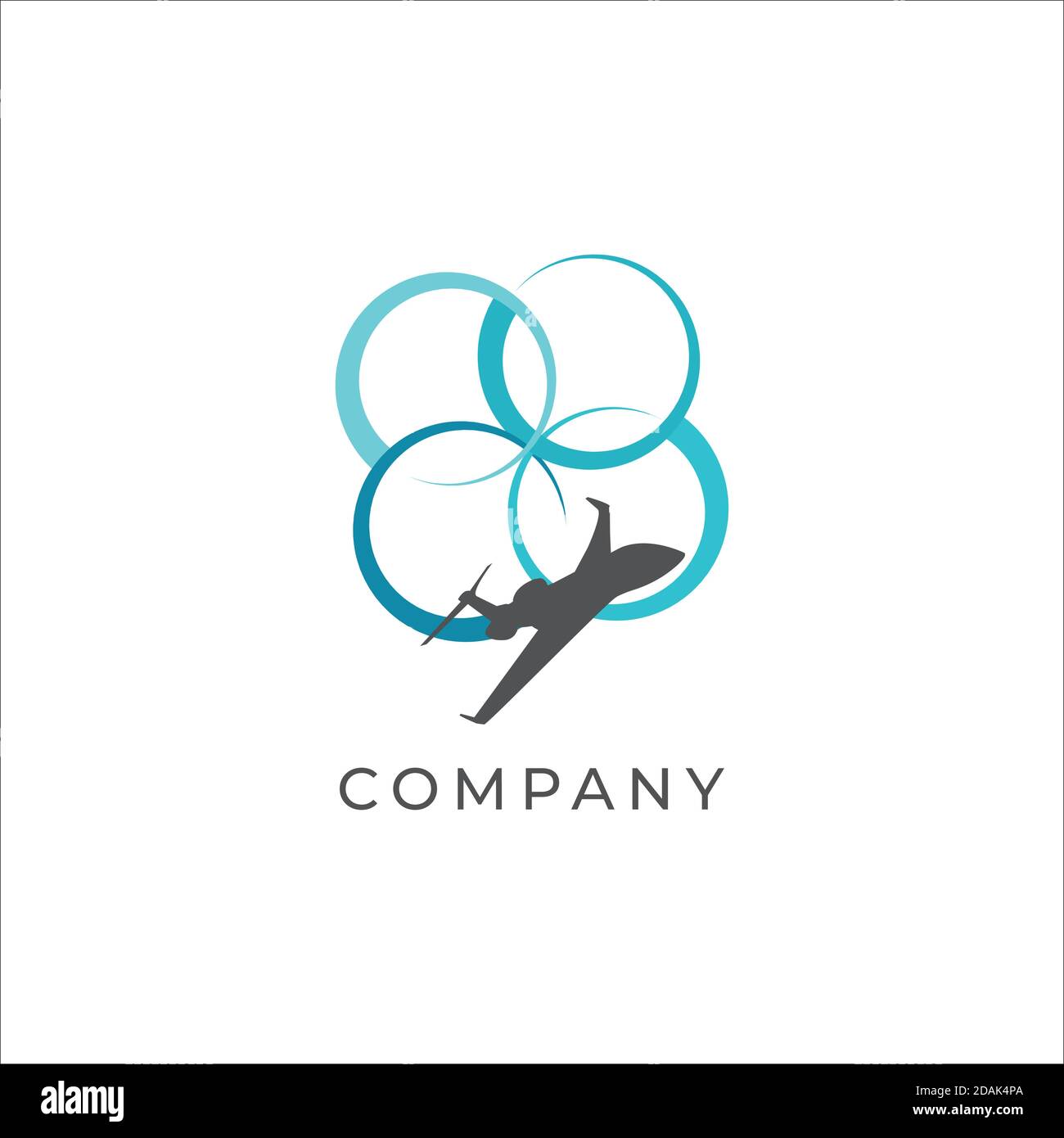 Fly vector logo. Airplane vector logo. Airplane icon. Airplane emblem ...