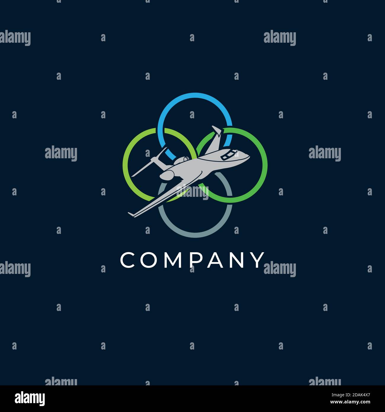 Airplane vector logo. Flying emblem. Vector. Airplane vector logo Stock ...