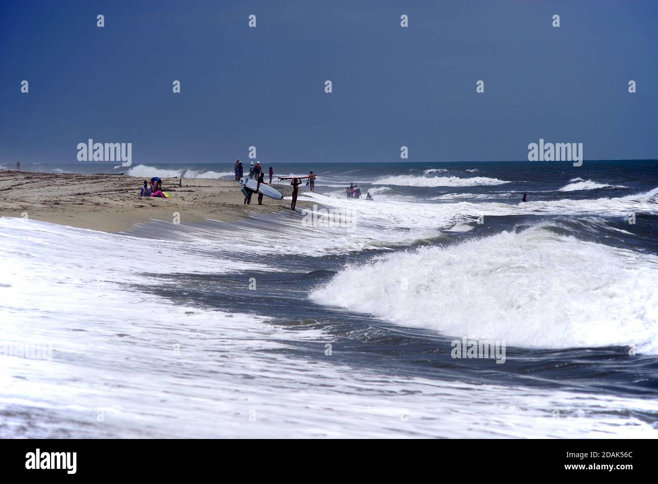 Seascape of the Caribbean Coast in Colombia, South America Stock Photo ...