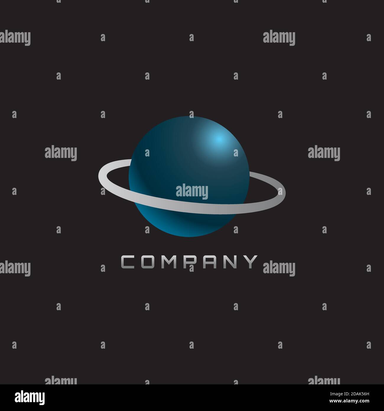 Space logo. Space emblem. Planets vector logo. Orbital emblem.Space ...