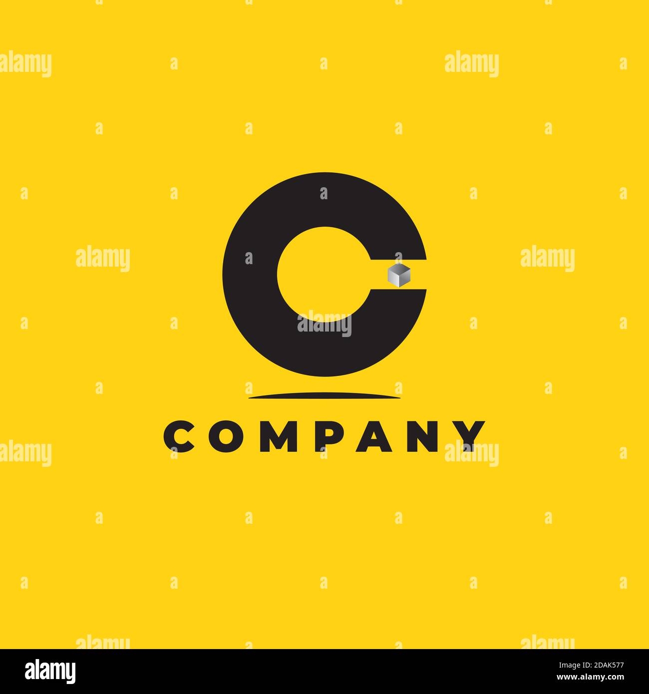 C letter company vector logo. C letter emblem Stock Vector Image & Art ...