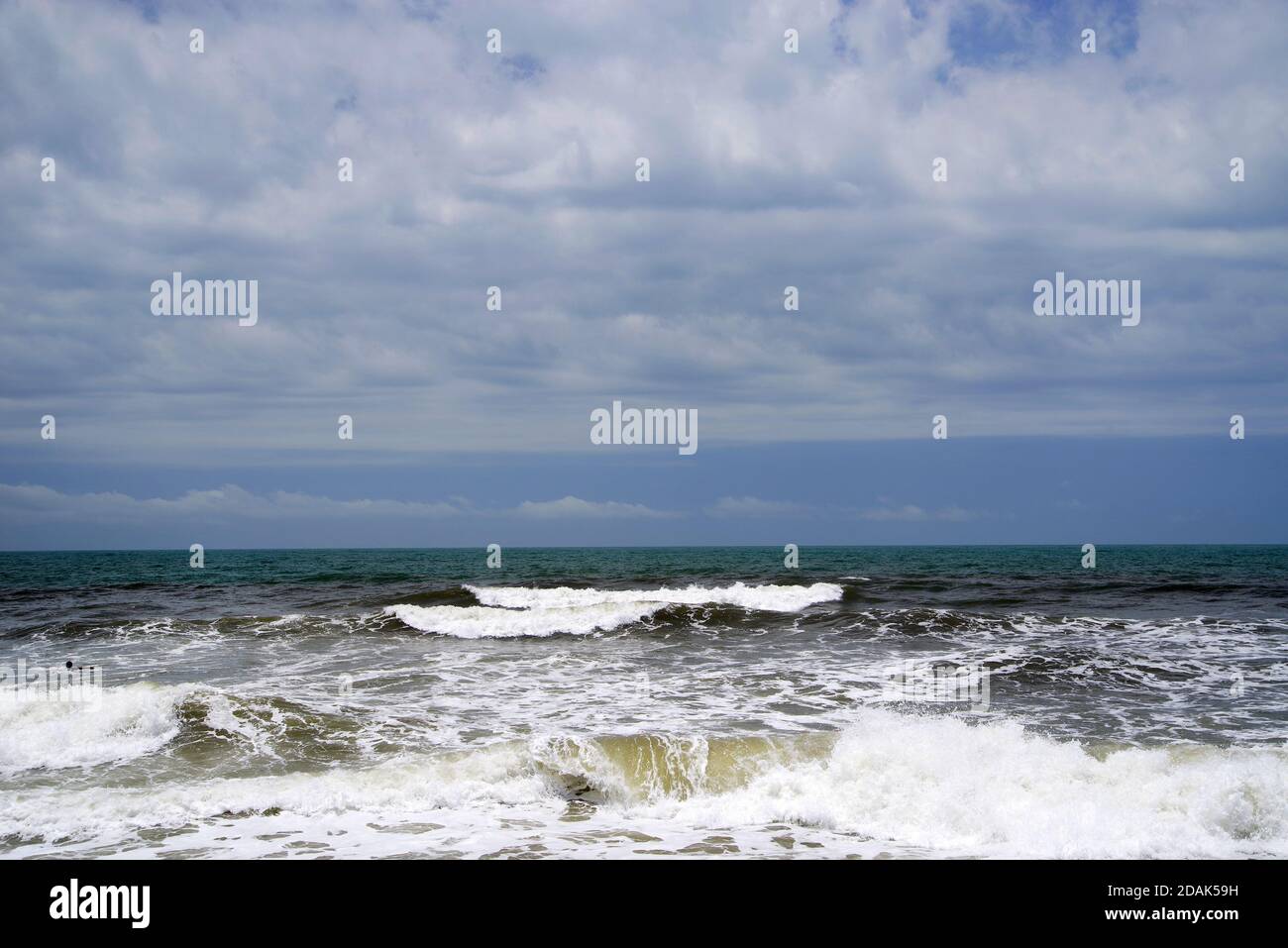 Seascape of the Caribbean Coast in Colombia, South America Stock Photo ...