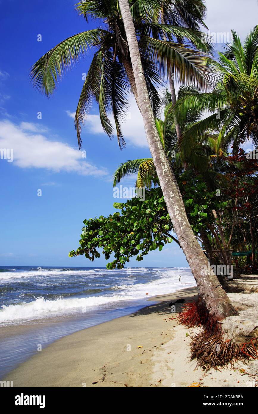 Seascape of the Caribbean Coast in Colombia, South America Stock Photo ...